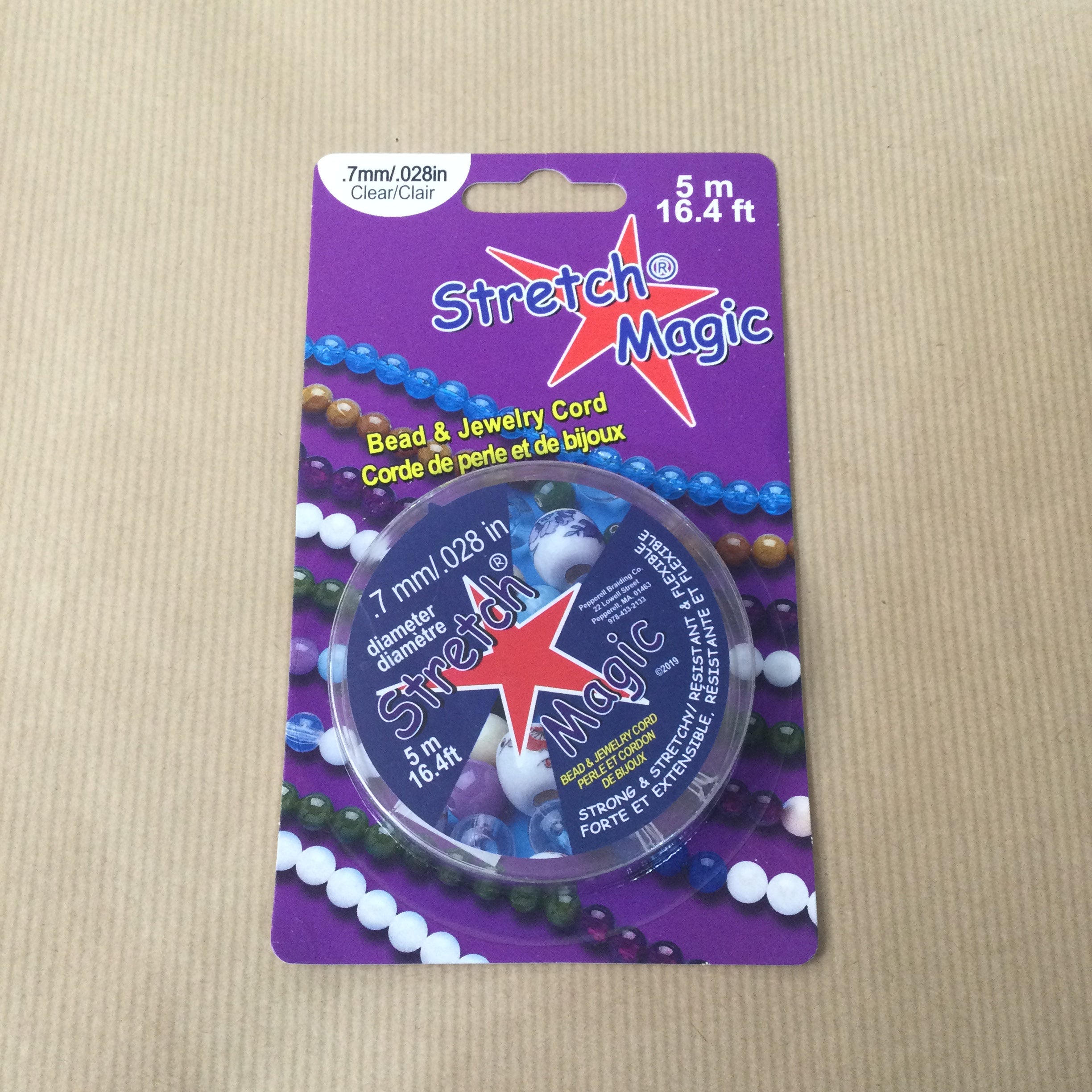 Stretch Magic clear beading cord - 7mm x 5 metres – Trylla